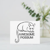 Awesome Possum Postcard | Zazzle