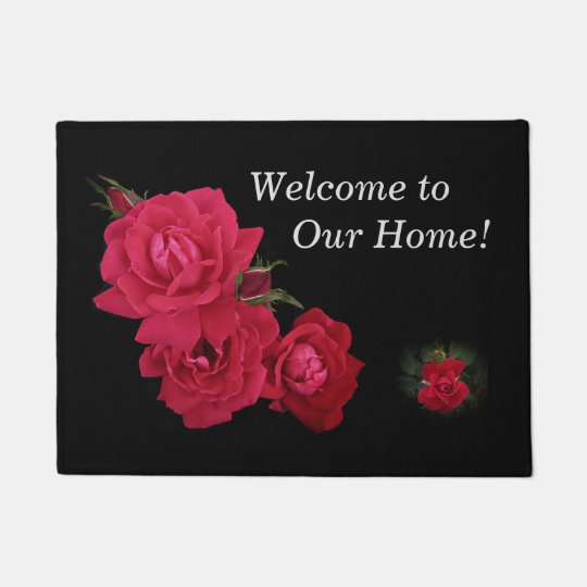 Awesome Red Roses Door Mat | Zazzle.com