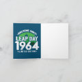 Awesome Since 1964 Leap Year Day Feb 29 Birthday Card | Zazzle