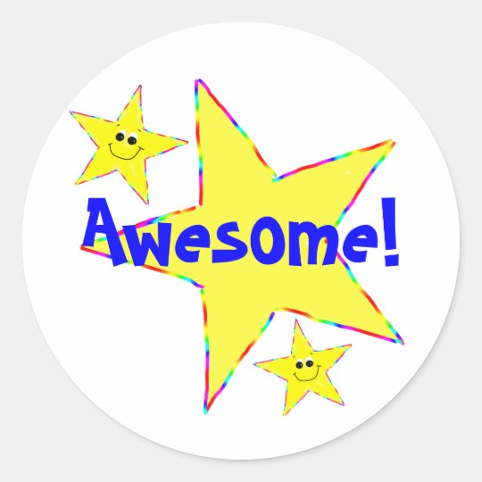 Awesome Star School Stickers | Zazzle.com