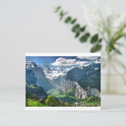 Awesome Switzerland Alps Postcard | Zazzle