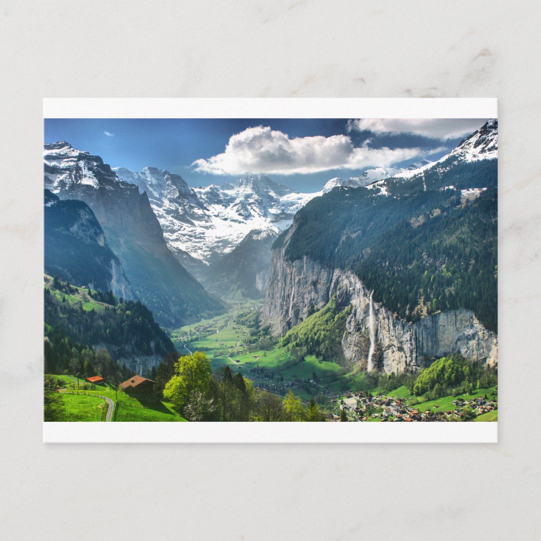 Awesome Switzerland Alps Postcard | Zazzle