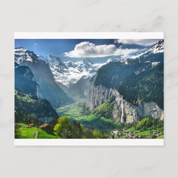 Awesome Switzerland Alps Postcard | Zazzle