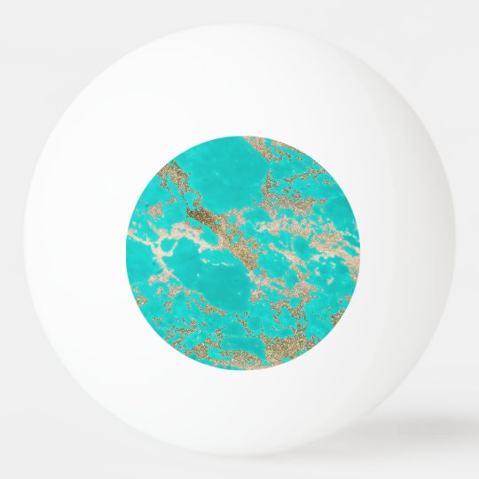 Awesome trendy modern faux gold glitter marble ping pong ball | Zazzle.com