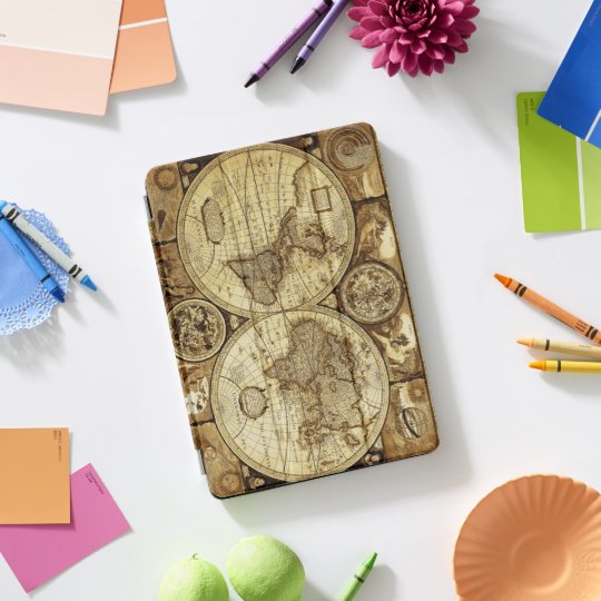 Awesome Vintage Map iPad Pro Cover | Zazzle.com