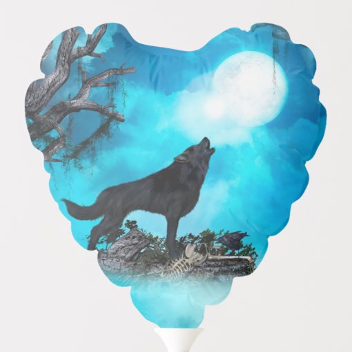 Awesome wolf balloon | Zazzle