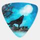 Awesome wolf guitar pick | Zazzle