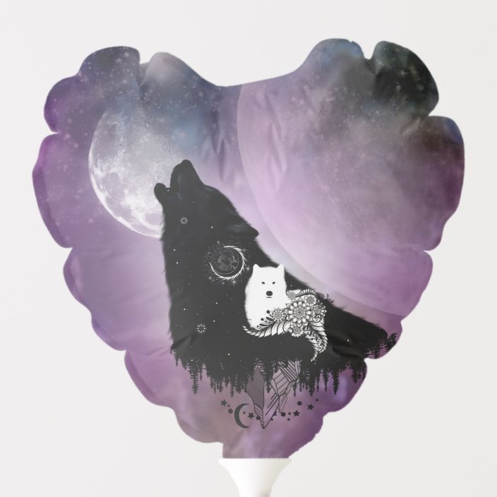 Awesome wolves balloon | Zazzle.com