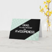 Awesomeness Graduation Congratulations Card | Zazzle