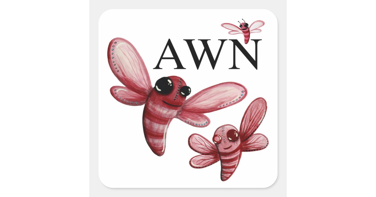 AWN Classic Logo Stickers | Zazzle