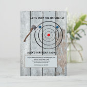 Ax Throwing Invitation | Zazzle