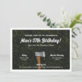 Axe Throwing Birthday Party Invitation | Zazzle