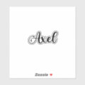 Axel Name - Handwritten Calligraphy Sticker | Zazzle