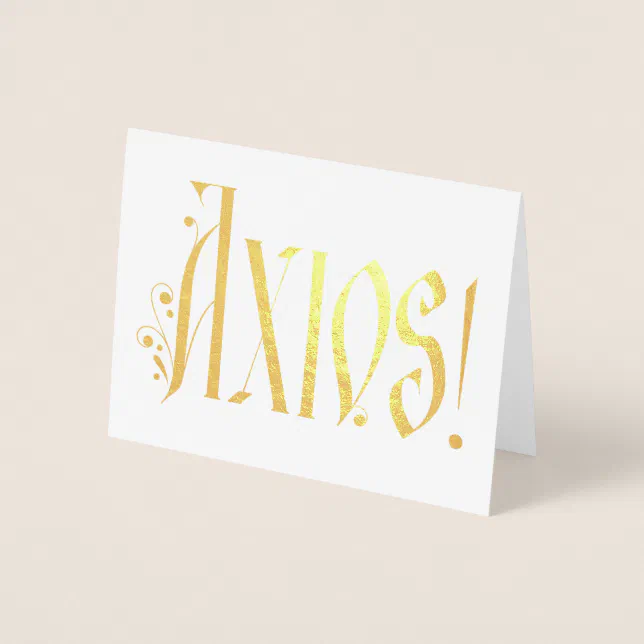 Axios Greek Orthodox ordination card | Zazzle
