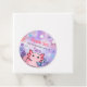 Axolotl Birthday Party Round Favor Tags | Zazzle