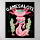 Axolotl Gaming Gamesalotl Kawaii Poster | Zazzle