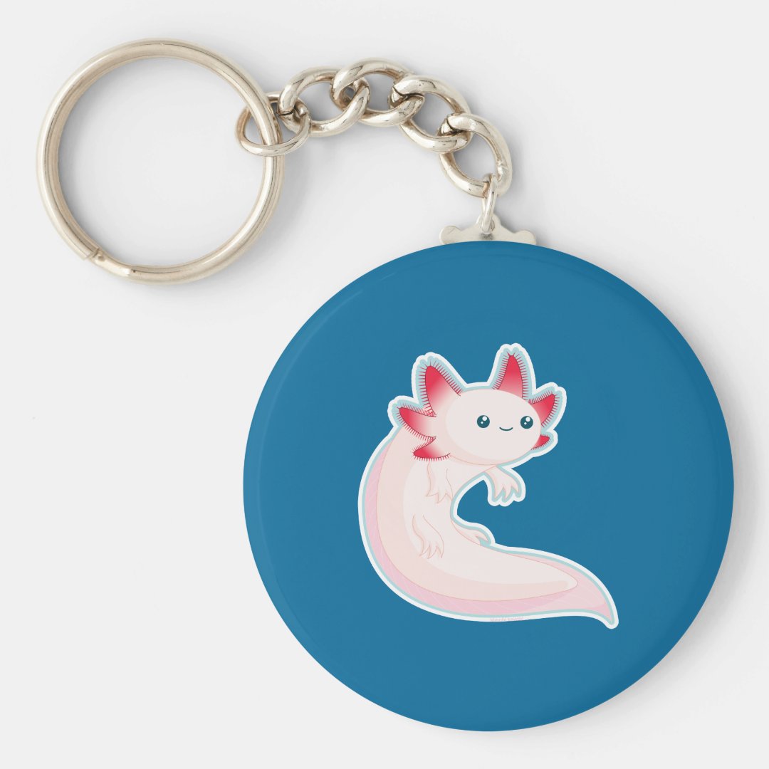 Axolotl Keychain | Zazzle
