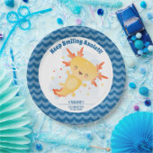 Axolotl paper plate | Zazzle