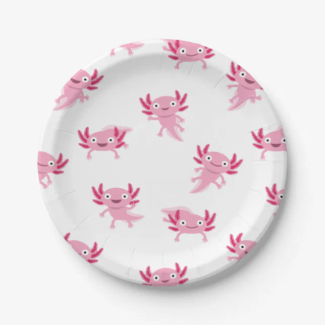 Axolotl Paper Plate | Zazzle