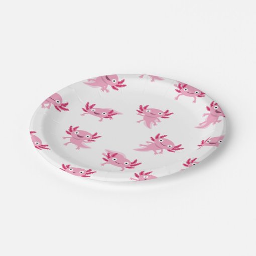 Axolotl Paper Plate | Zazzle