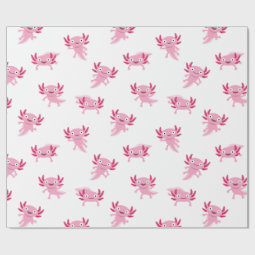 Axolotl Wrapping Paper | Zazzle