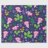 Axolotl Wrapping Paper | Zazzle