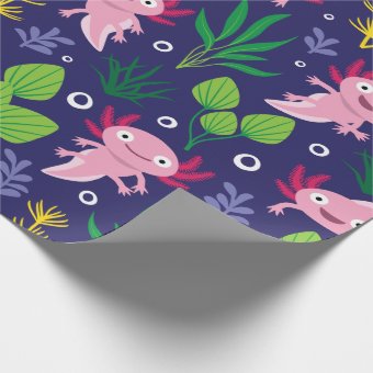 Axolotl Wrapping Paper | Zazzle