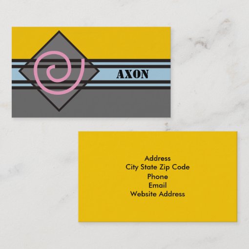 Axon Business Cards | Zazzle