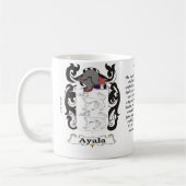 Ayala Family Coat of Arms mug | Zazzle