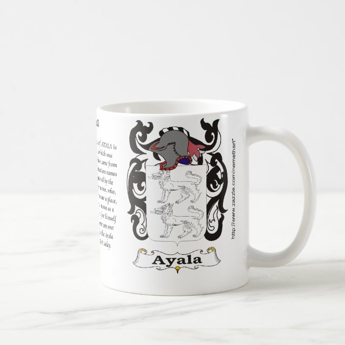 Ayala Family Coat of Arms mug | Zazzle.com