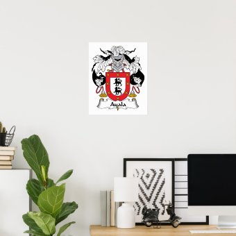 Ayala Family Crest Poster | Zazzle