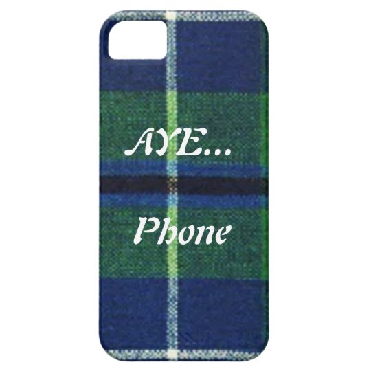 Aye Phone "Scottish Humor" Tartan I-Phone Case | Zazzle.com