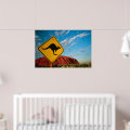ayers rock kangaroo sign | Zazzle
