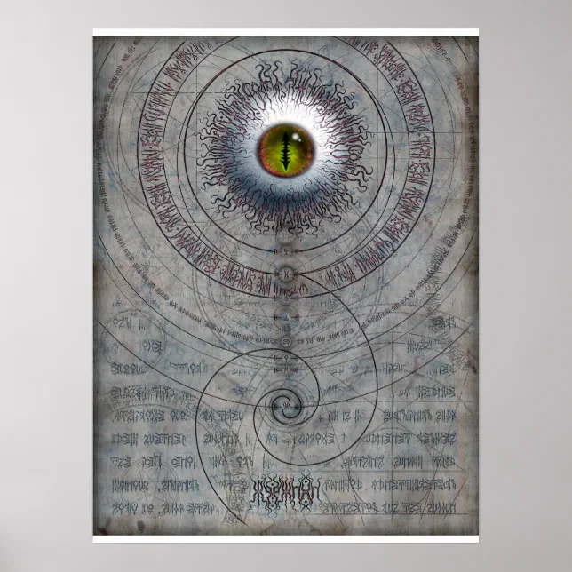 AZATHOTH 18x24 Poster | Zazzle