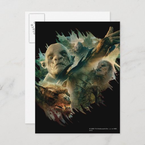 Azog, Narzug, and Bolg Graphic Postcard | Zazzle