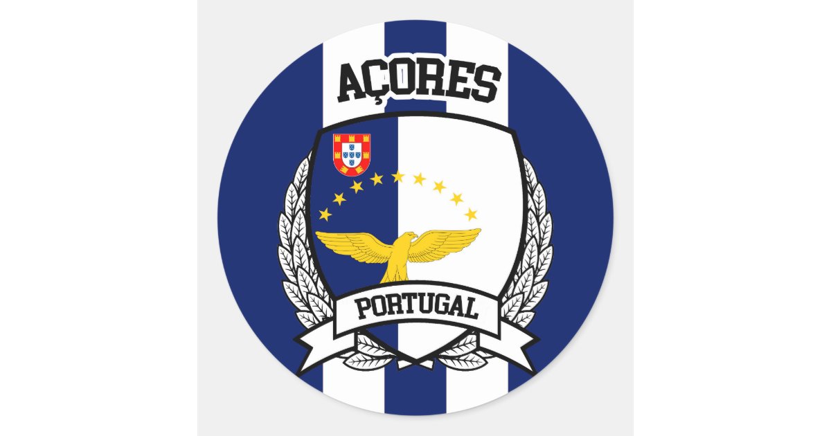 Azores Classic Round Sticker | Zazzle
