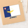 Azores Flag Laser Sticker | Zazzle