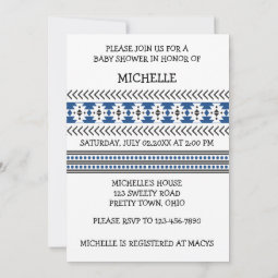 Aztec Baby Shower Invitation | Zazzle
