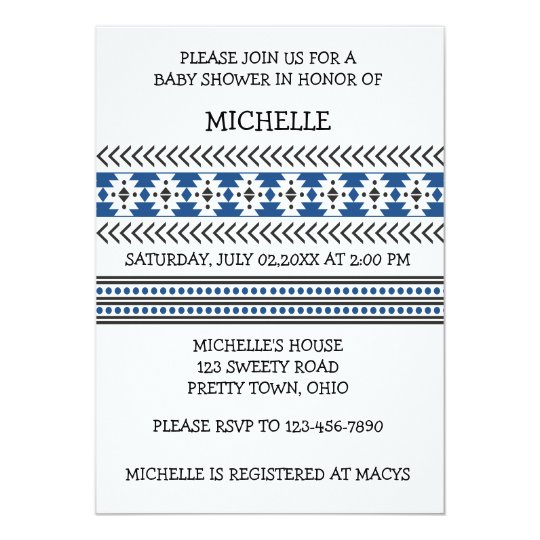 Aztec Baby Shower Invitation | Zazzle.com