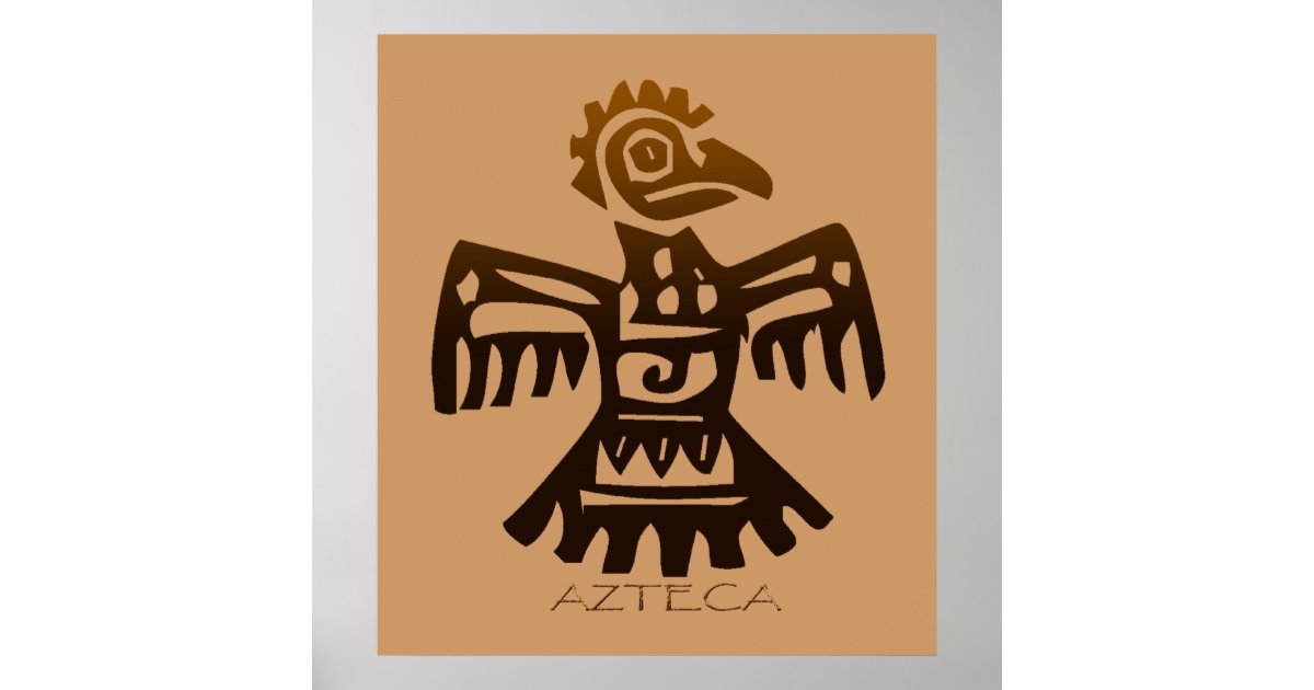 AZTEC ~ Bird Spirit Poster | Zazzle