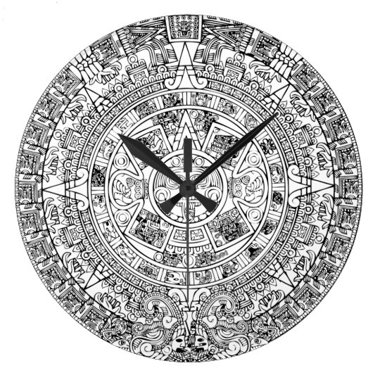 Aztec Calendar Clock | Zazzle.com