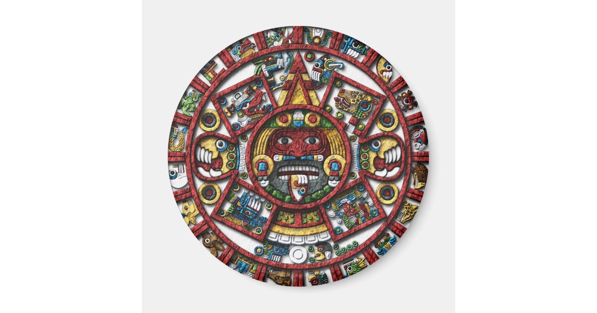 Aztec Calendar Magnet | Zazzle