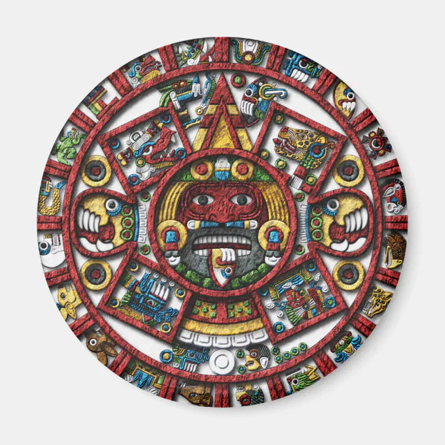 Aztec Calendar Magnet | Zazzle