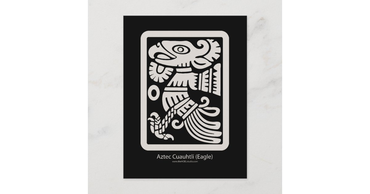 Aztec Cuauhtli - Eagle (Putty) Postcard | Zazzle