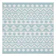 Aztec Essence Ptn IIIb Duck Egg Blue & White Poster | Zazzle