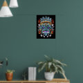 Aztec God Tlaloc Mask Poster | Zazzle