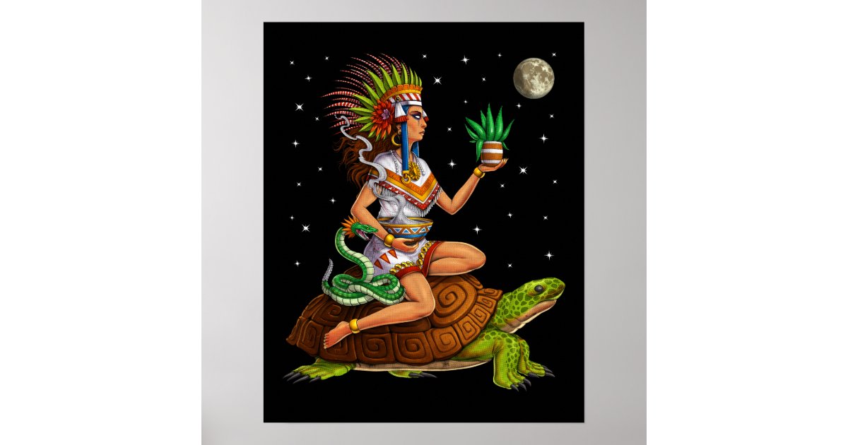 Aztec Goddess Mayahuel Poster | Zazzle