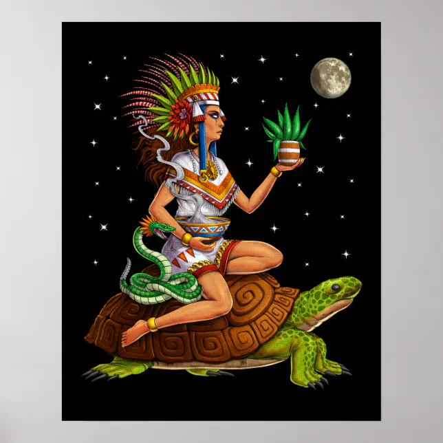 Aztec Goddess Mayahuel Poster | Zazzle