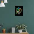 Aztec Hummingbird Poster | Zazzle