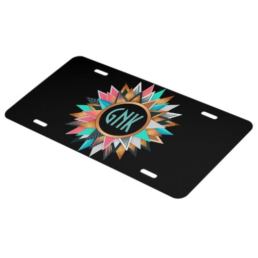 Aztec Inspired License Plate | Zazzle